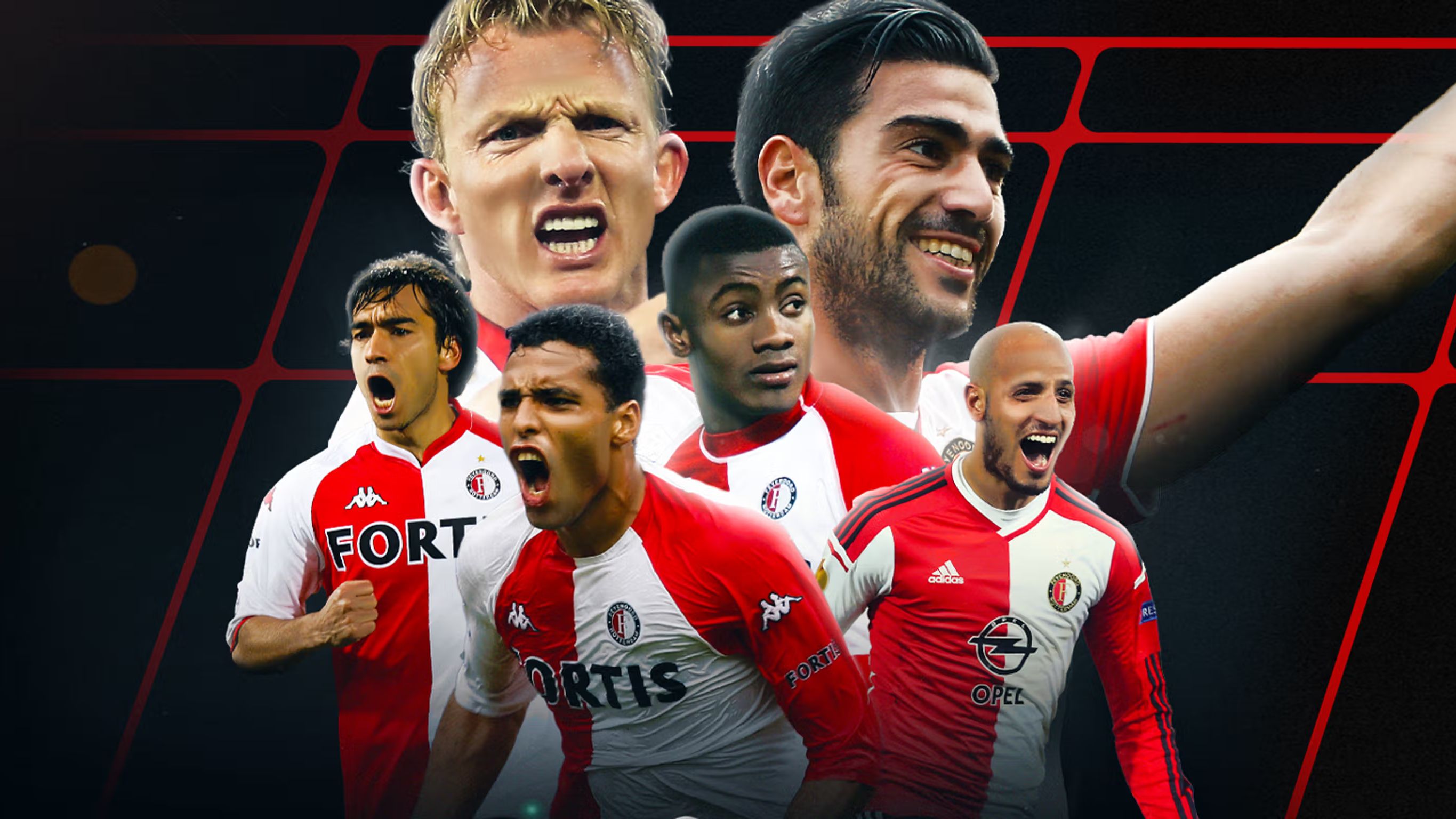 Dit is de selectie van de Feyenoord Legends voor het duel met Celtic ...