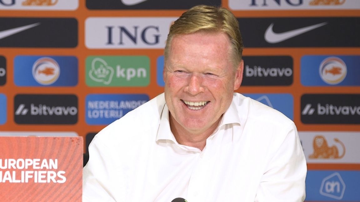 Ronald Koeman wist precies wat Valentijn Driessen ging zeggen: ‘Hahaha ...